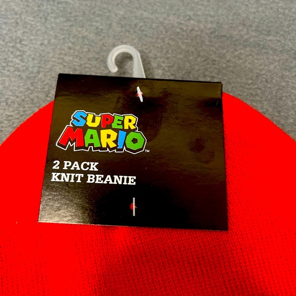 Nintendo | Accessories | Super Mario 2 Pack Knit Beanie | Poshmark